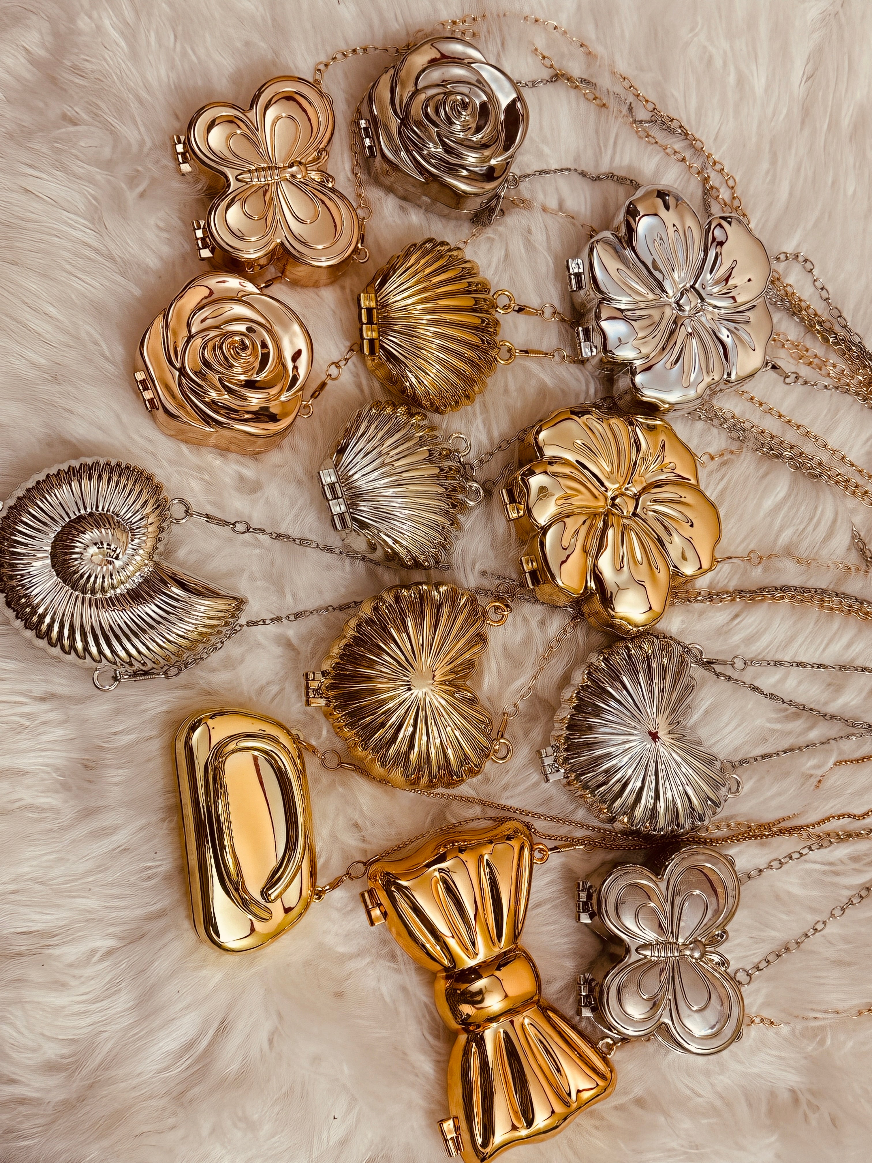 Acrylic & Metal Clutches – Accessories By Ayesha